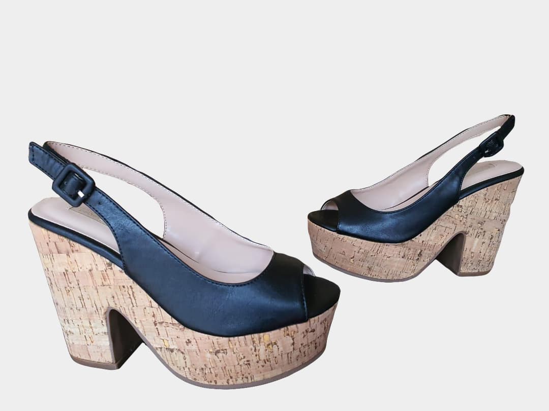 Cork Wedge Heel | Exotic Shoes